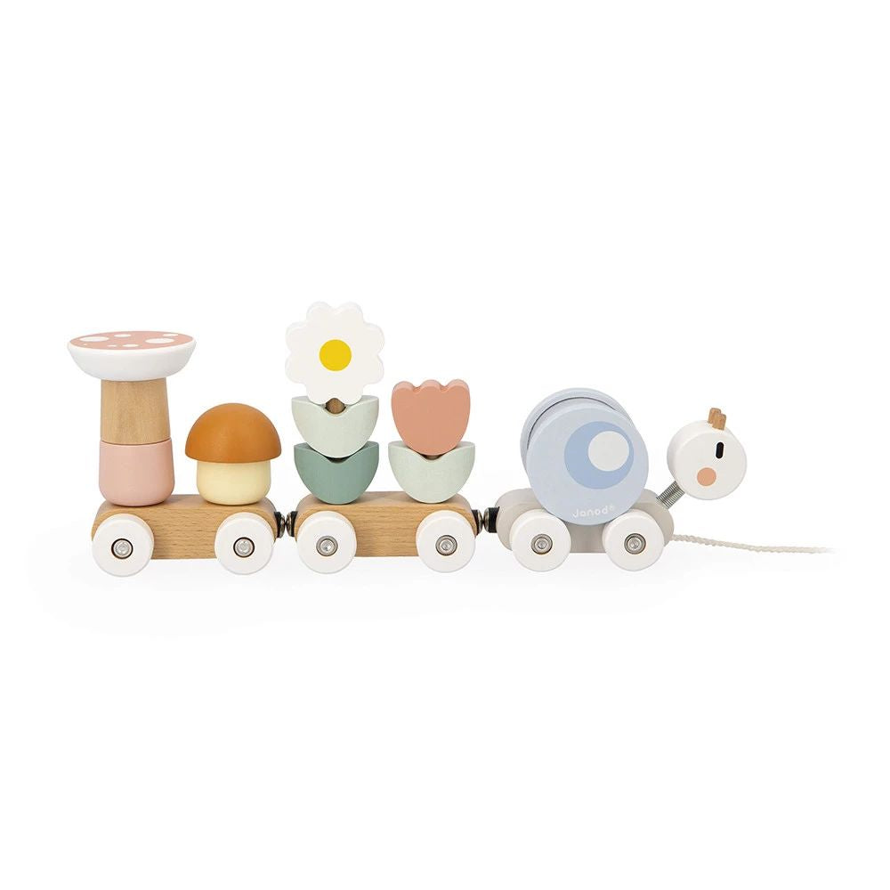 Janod Sweet Cocoon Snail Train – Kol Kid