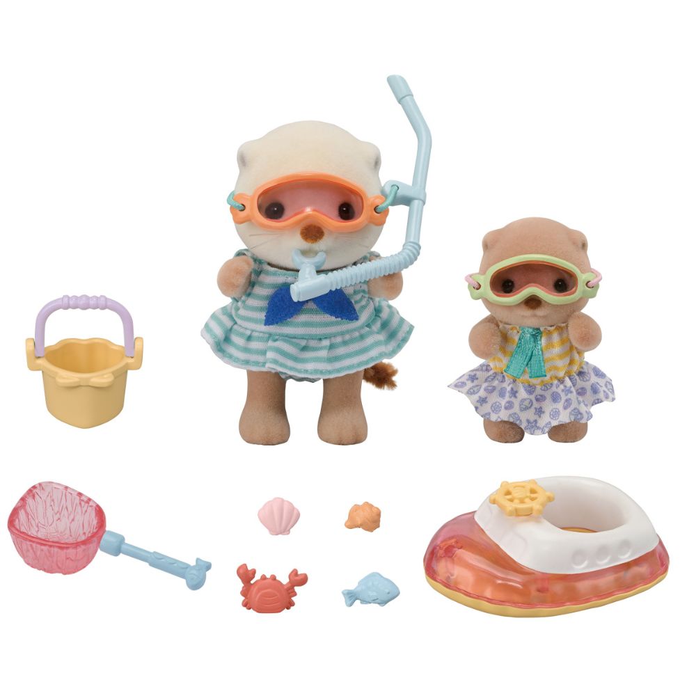 Calico Critters Sea Otter Sisters- Splashy Snorkel Set – Kol Kid
