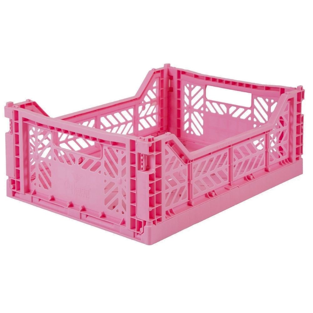 Foldable Crates Medium- Baby Pink – Kol Kid