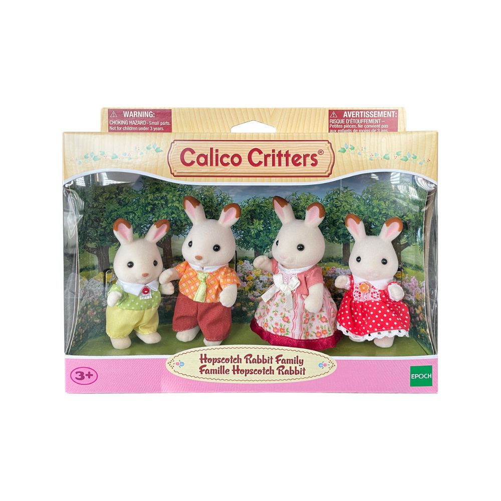 Calico Critters Chocolate Rabbit Family | Calico Critters – Kol Kid