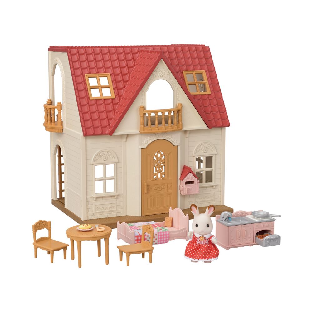 Calico Critters Red Roof Cozy Cottage Starter Home | Kol Kid